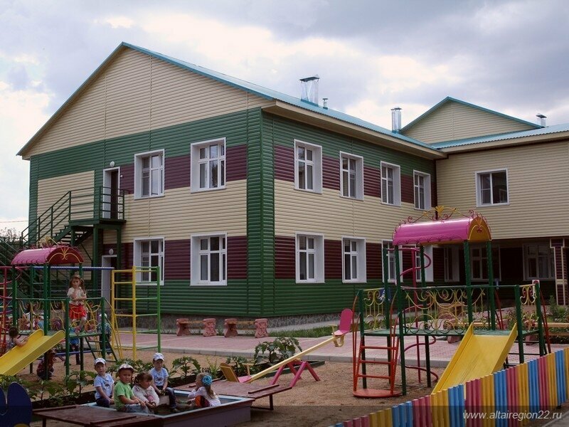 Anaokulları Барановский детский сад Солнышко, детский сад Медвежонок, Altayski krayı, foto