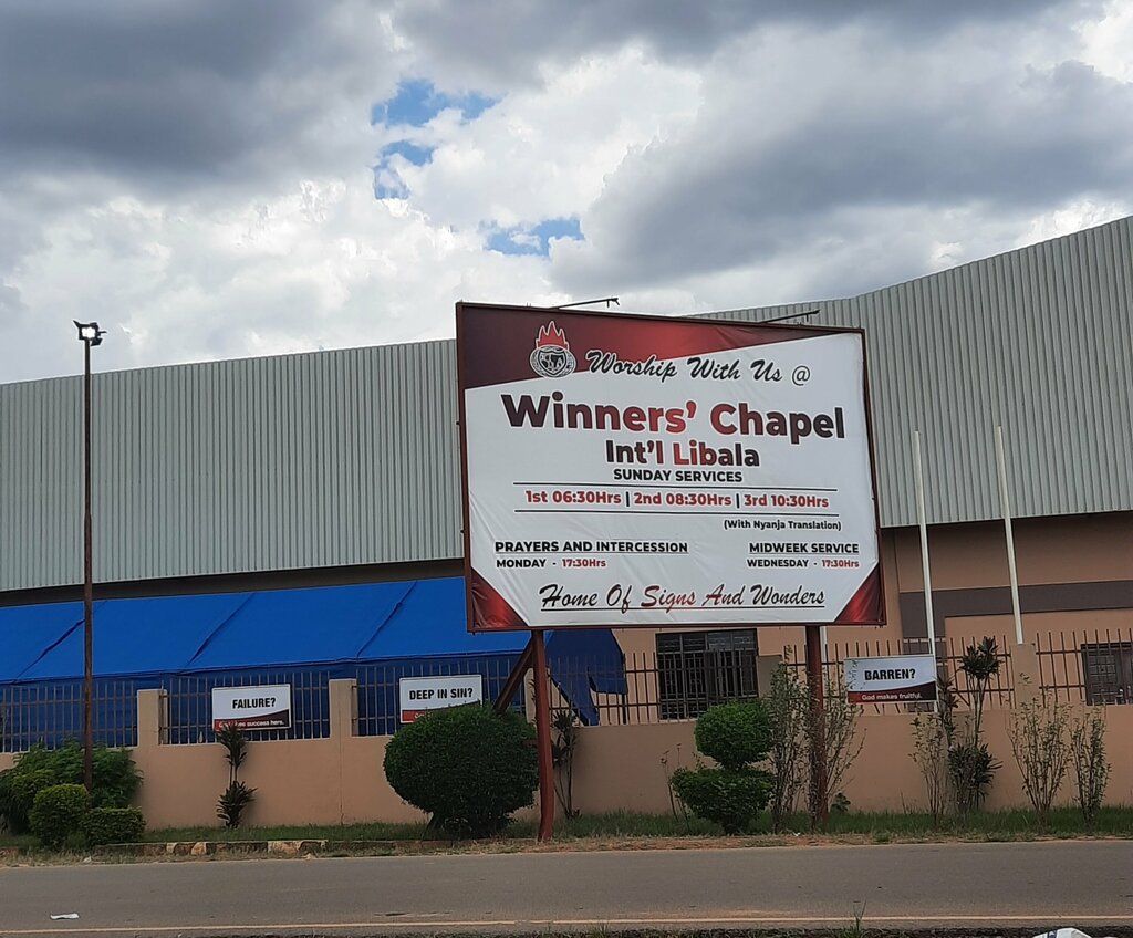 Protestan kilisesi Winners Chapel Int Lusaka, Lusaka, foto