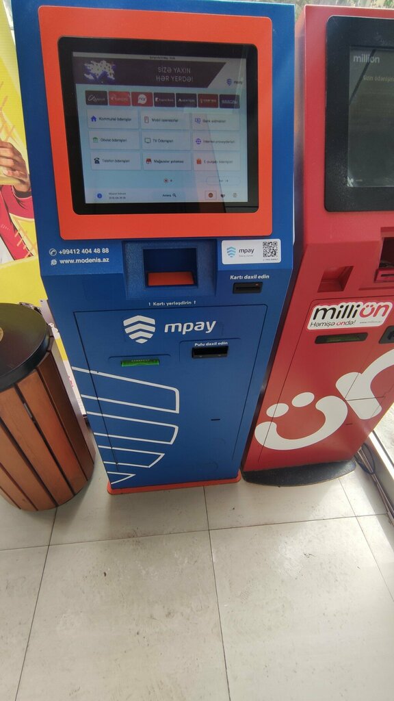 Ödeme terminali Mpay, Bakü, foto