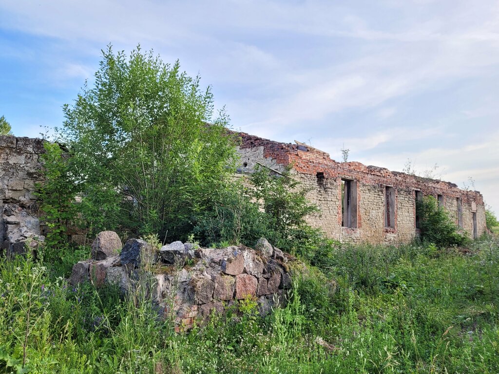 Turistik yerler Коровник усадьбы Лапина, Saint‑Petersburg ve Leningradskaya oblastı, foto
