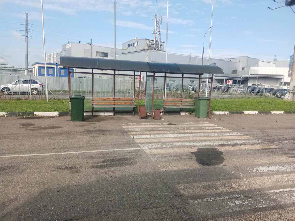 Toplu taşıma durağı ТЦ Metro, Moskova ve Moskovskaya oblastı, foto