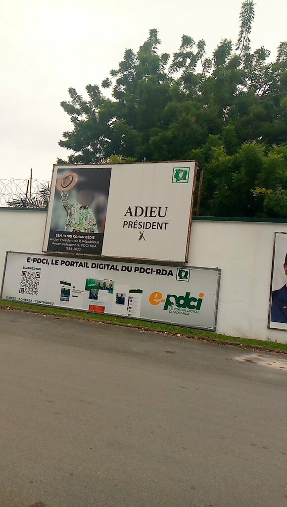 Siyasi partiler Democratic Party of Cote d'Ivoire, Abican, foto