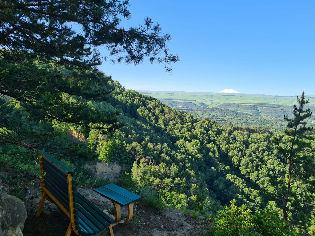 Dağ zirvesi Скала Малый Лоб, Kislovodsk, foto