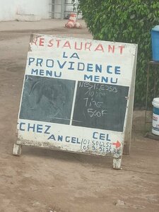 Restaurant La Providence Chez Angel (Rue des Majorettes No:173, Marcory), restoran  Abican'dan