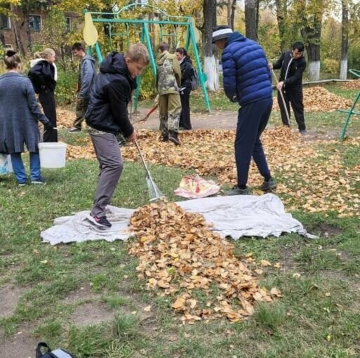 Ortaokul Rassvet Secondary School, Kuzey Kazakistan eyaleti, foto