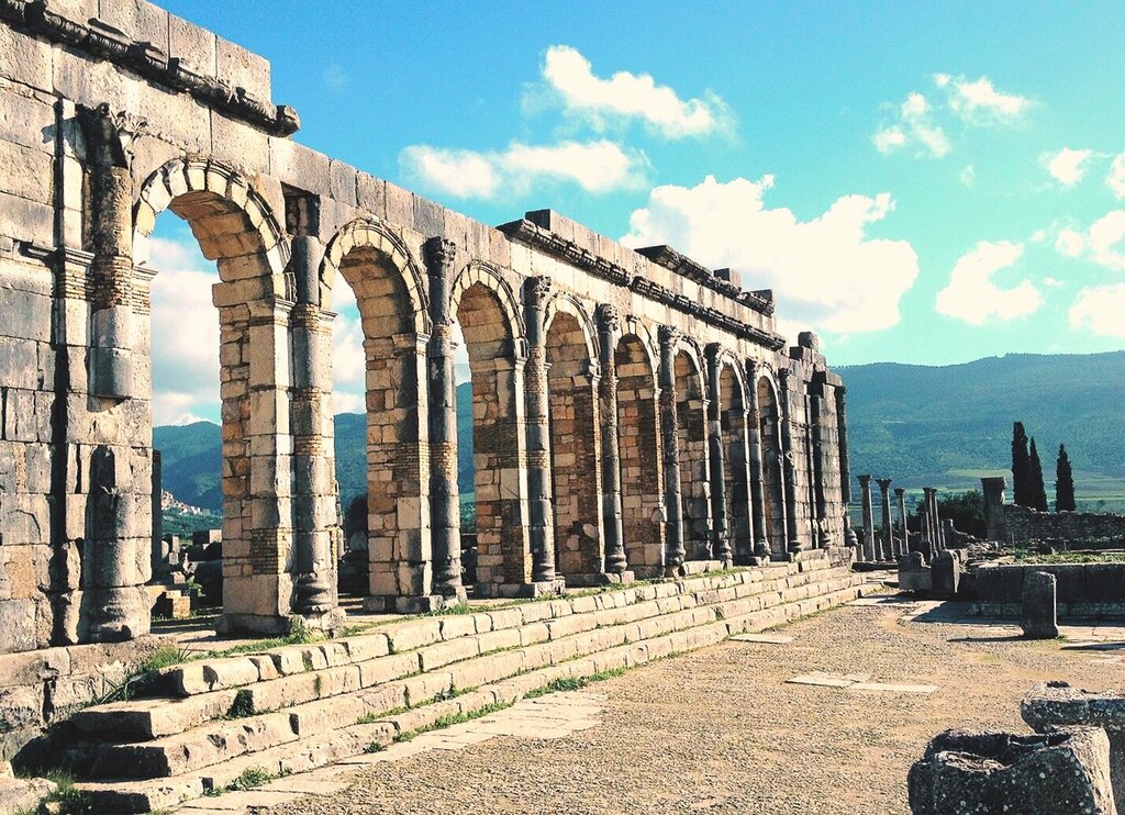 Turistik yerler Volubilis, Dünya, foto