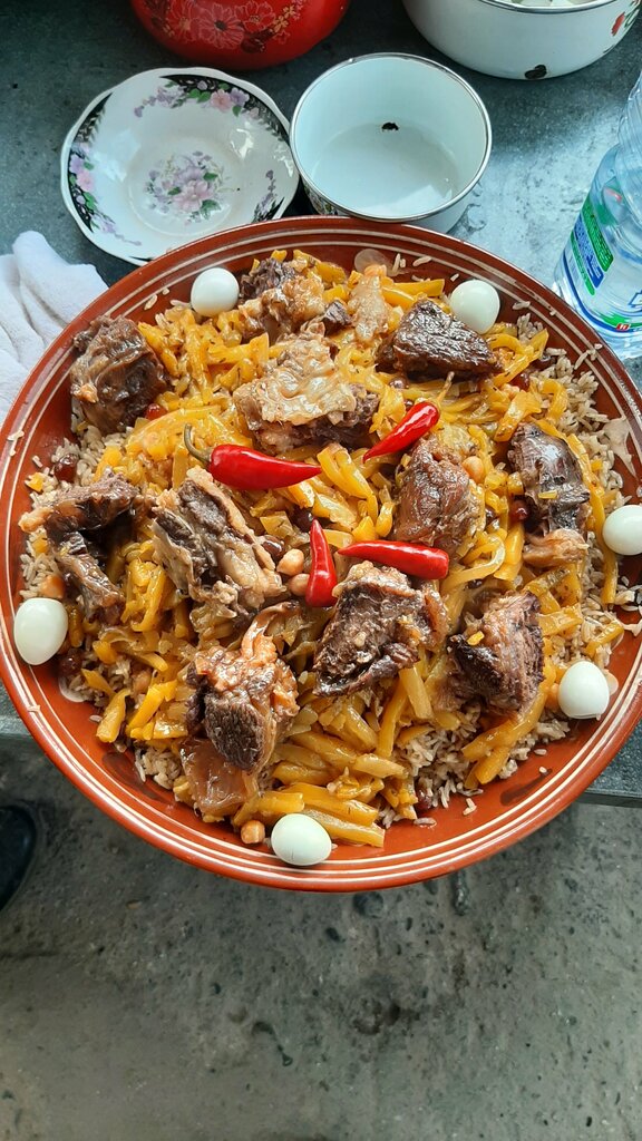 Kafe Kazi palov, Semerkant, foto