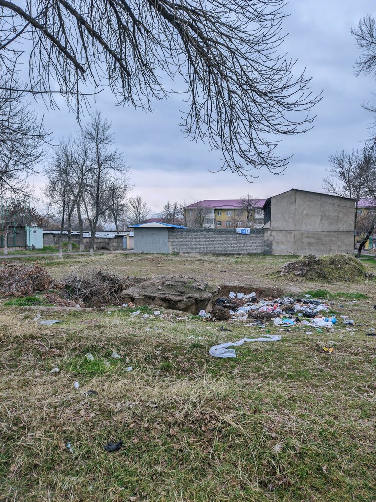 Anıt, heykel Y. A. Gagarin, Angren, foto