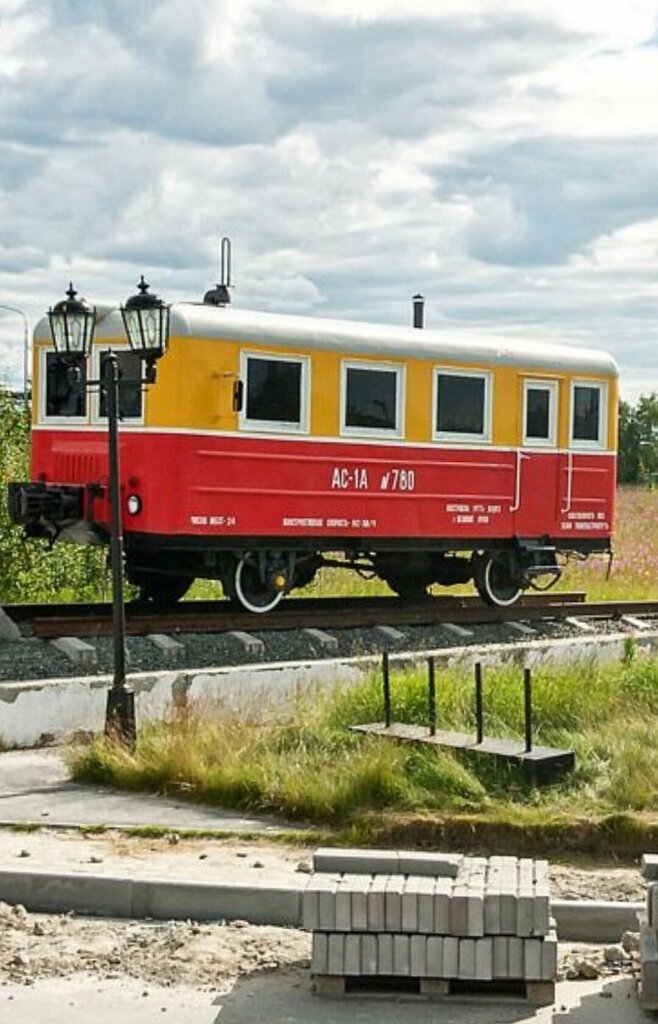 Teknoloji anıtı Вагон, Novy Urengoy, foto