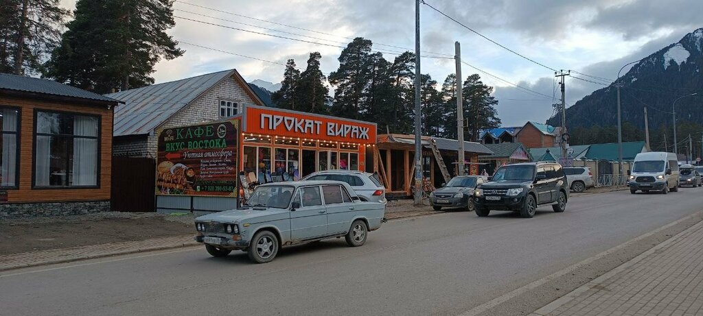 Arazi taşıtları, su araçları, kar araçları Вираж, Karaçay‑Çerkez Cumhuriyeti, foto