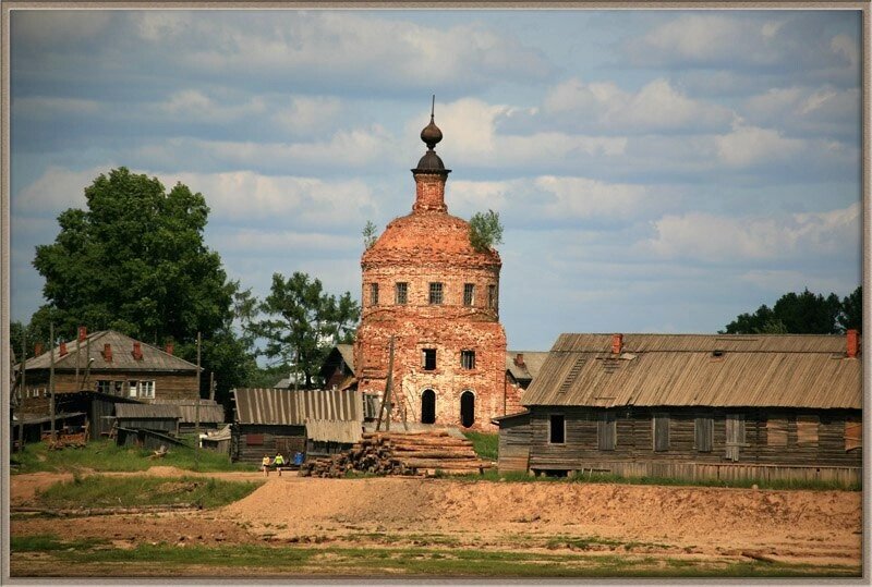Ortodoks kiliseleri Церковь иконы Божией Матери Знамение, Arhangelskaya oblastı, foto