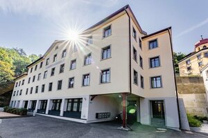 TouchBed City Apartments St. Gallen (Sankt Gallen, Berneggstrasse, Mühlensteg 10a), otel  St. Gallen'dan
