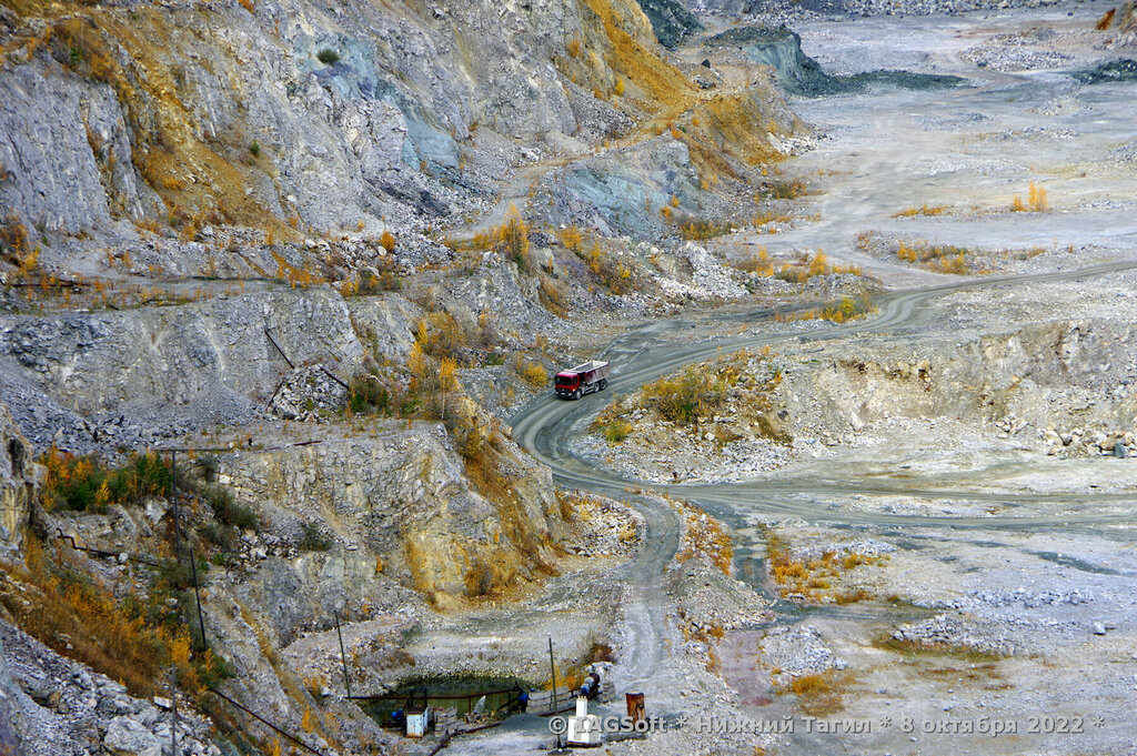 Madencilik işletmeleri Гальянский известковый карьер, Nijni Tagil, foto
