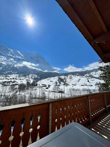 Spacious Apartment With Outstanding Views Next to Terminal Skilifts (Bern, Interlaken, Grindelwald), otel  Grindelwald'den