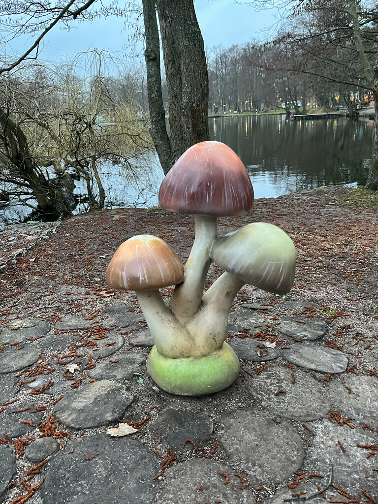 Park, sokak heykeli Поганки, Zelenogradsk, foto