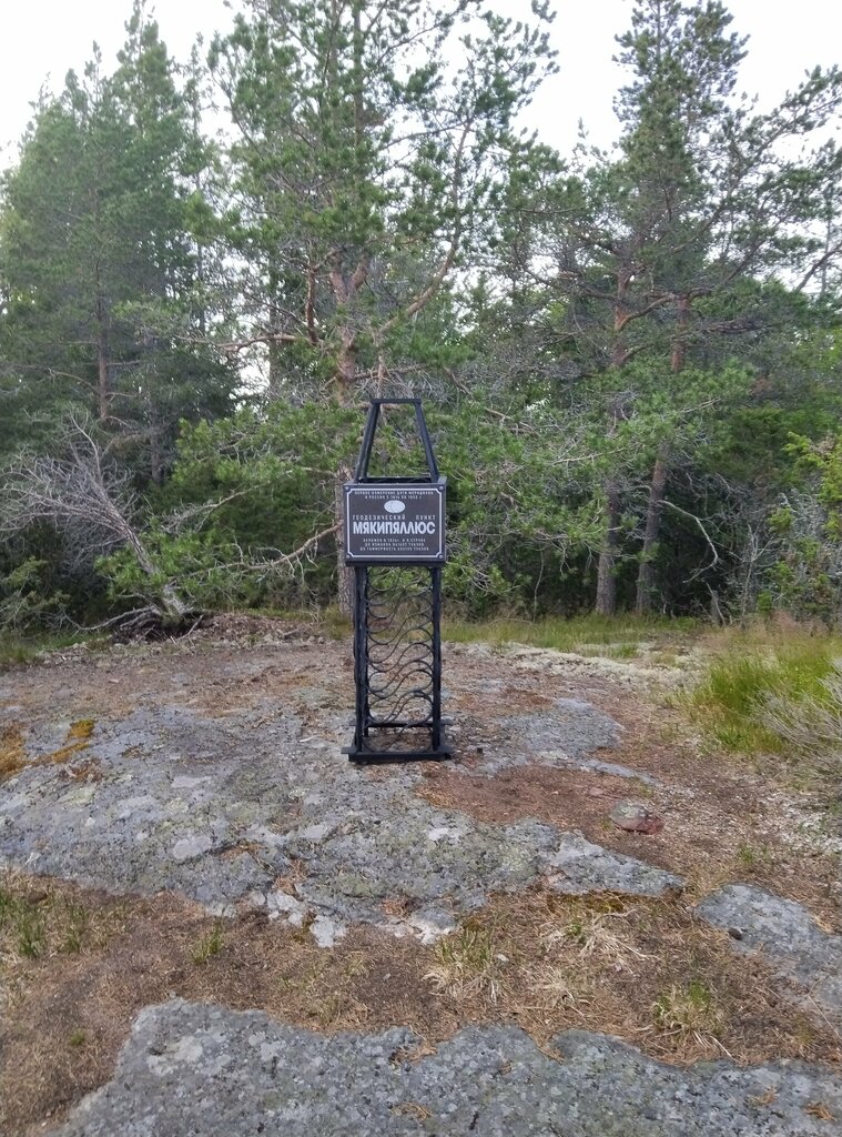Turistik yerler Геодезическая дуга Струве, пункт Мякипяллюс, Saint‑Petersburg ve Leningradskaya oblastı, foto