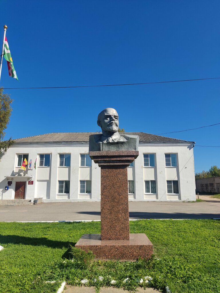 Anıt, heykel В.И. Ленин, Tverskaya oblastı, foto