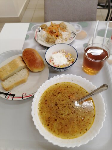 Kantin, yemekhane Столовая, Amursk Bölgesi, foto