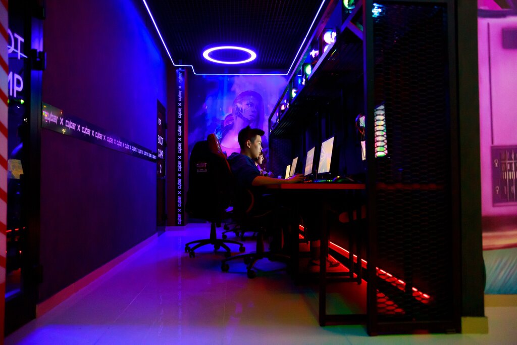 Bilgisayar kulübü CyberX Community, Novosibirsk, foto