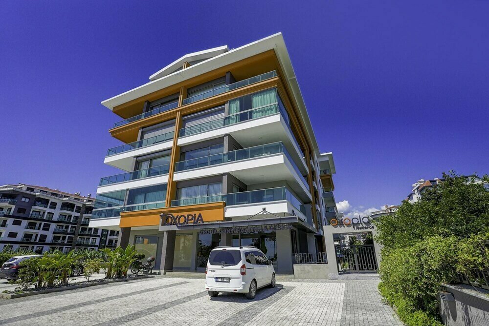 Kısa süreli konaklama Alanya'da Ortak Havuzlu Deniz Manzaralı Şık Daire, Alanya, foto