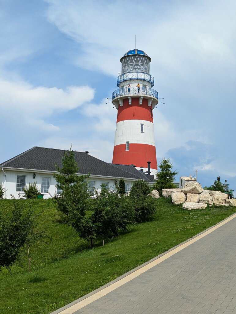Turistik yerler Lighthouse, Riazanskaya oblastı, foto