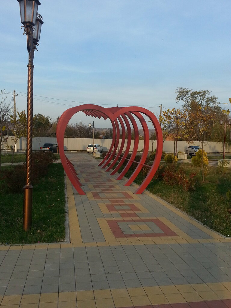 Kültür ve eğlence parkları Сквер Влюбленных, Krasnodarski krayı, foto