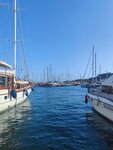 Bodrum Limanı (Muğla, Bodrum, Eskiçeşme Mah.), deniz ve nehir iskeleleri  Bodrum'dan