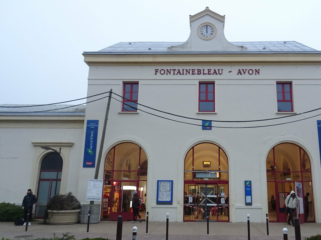 Tren istasyonu Fontainebleau Avon, , foto