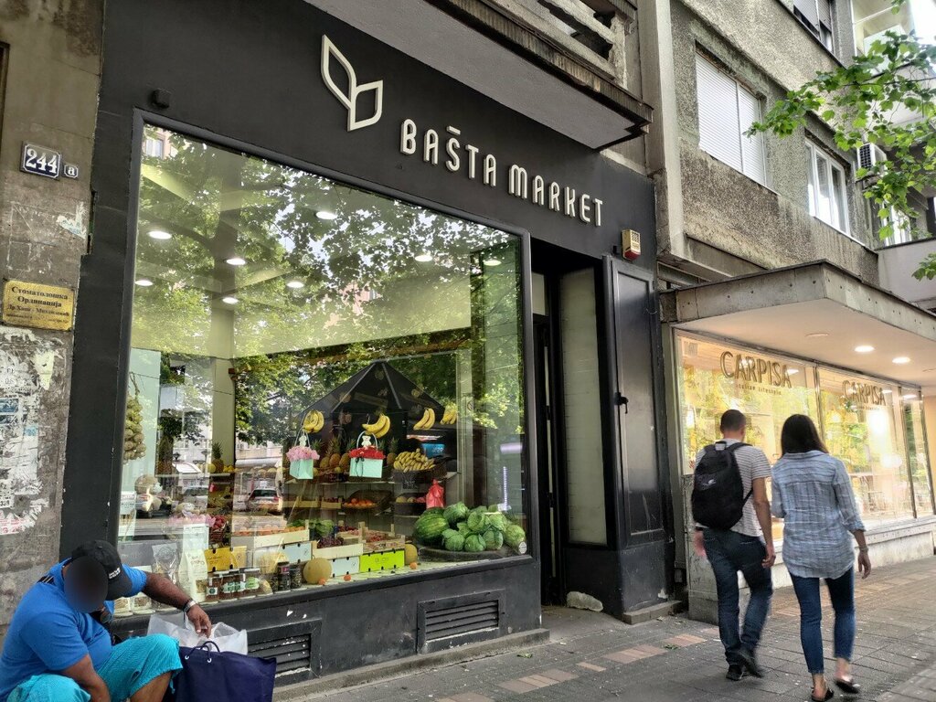 Market Bašta Market, Belgrad, foto