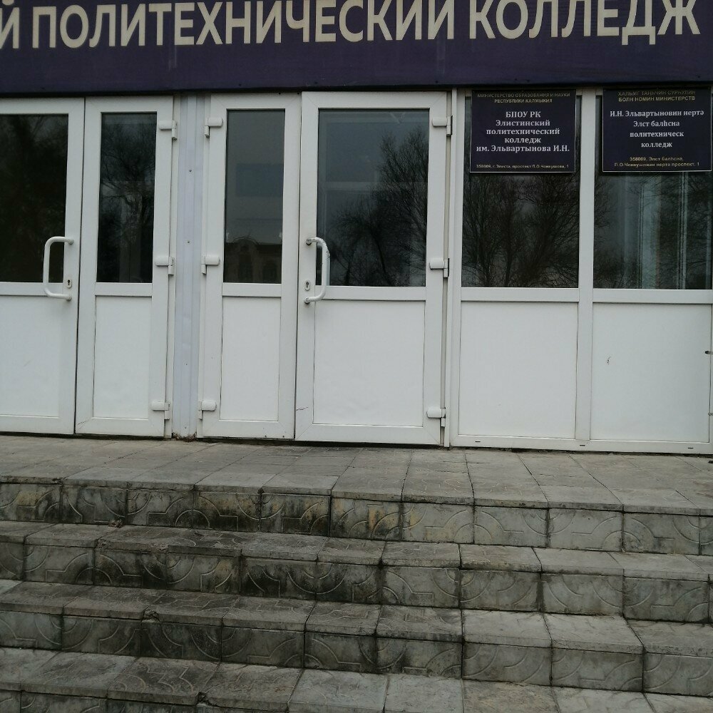 Yüksekokul Элистинский политехнический колледж, Elista, foto
