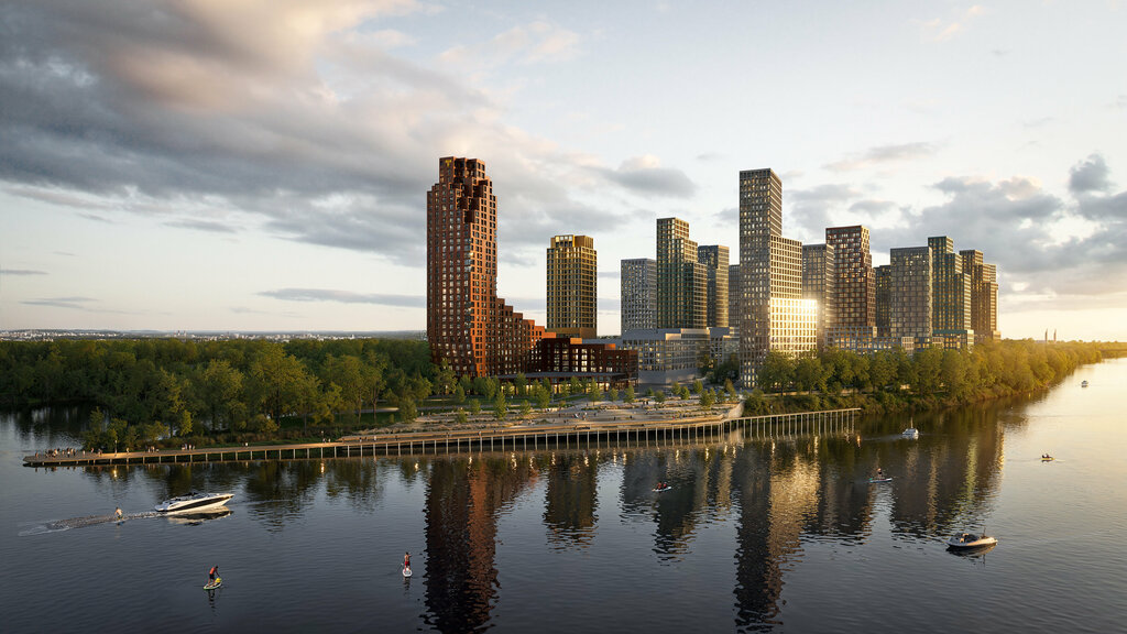 Konut blokları Первый Остров, Ufa, foto