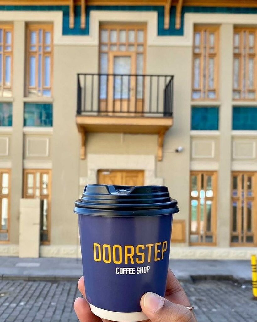 Kahve dükkanları Doorstep, İstanbul, foto