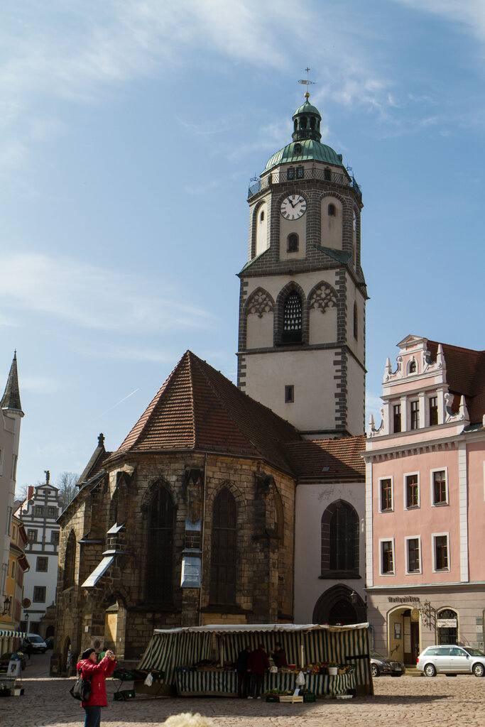 Katolik kiliseleri Frauenkirche Meißen, Meissen, foto