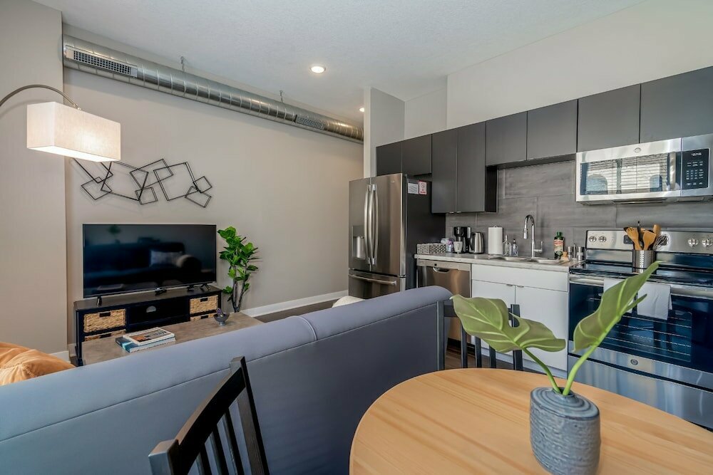 Otel Des Moines Heavenly 1bd/1ba Downtown Apartment, Des Moines, foto