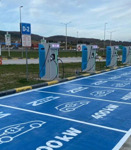 Elektrikli oto şarj istasyonları Zes Elektrikli Araç Şarj İstasyonu, Bolu, foto