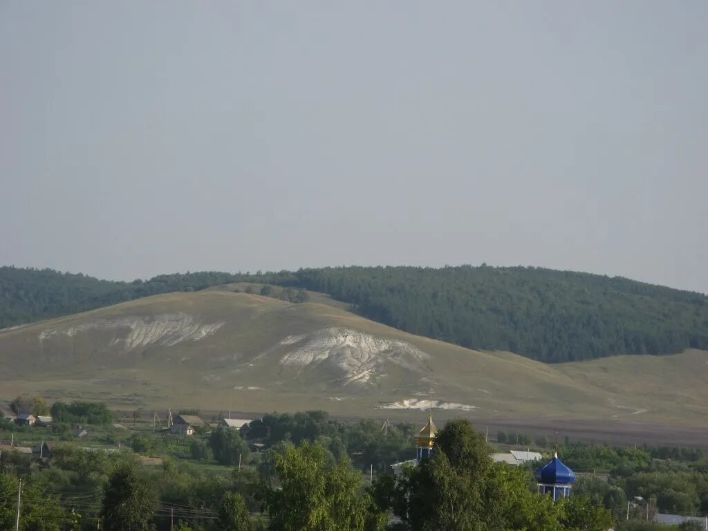 Dağ zirvesi Сухан гора, Ulyanovskaya oblastı, foto