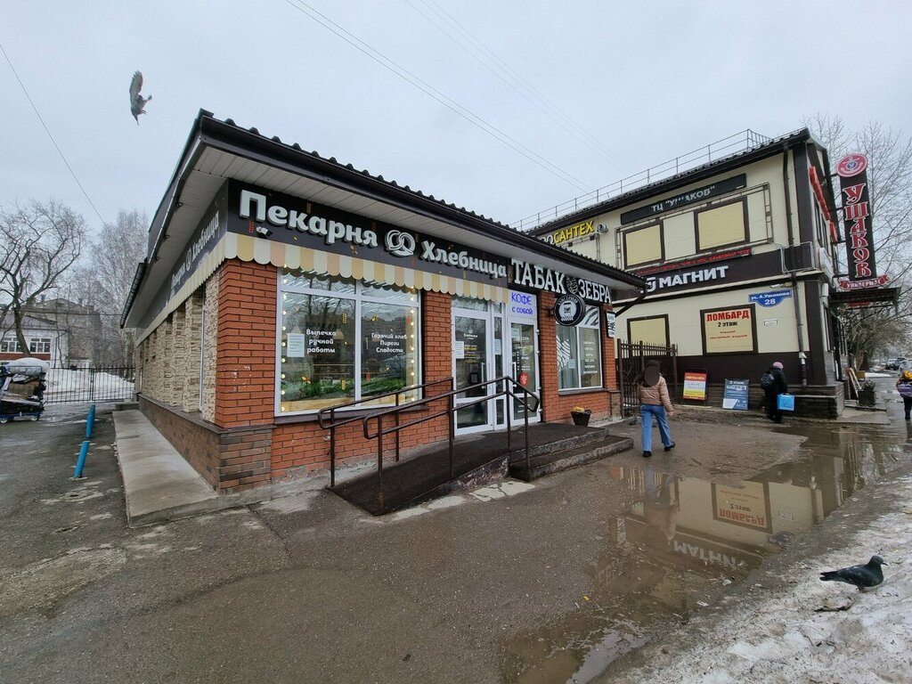 Kahve dükkanları Coffee Zebra, Perm, foto