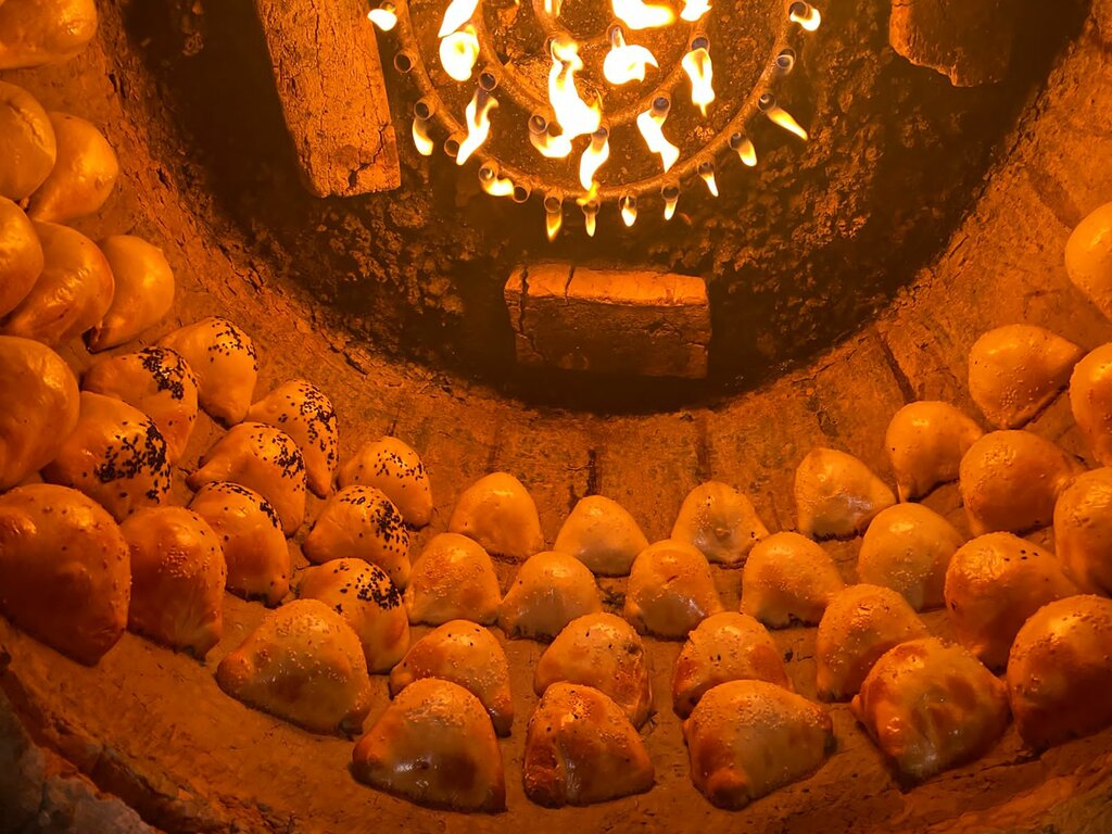 Fast food Tandoor samsa, Astana, foto