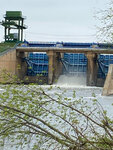 Сорочинское водохранилище, плотина (Samara River), mühendislik altyapısı  Soroçinsk'ten