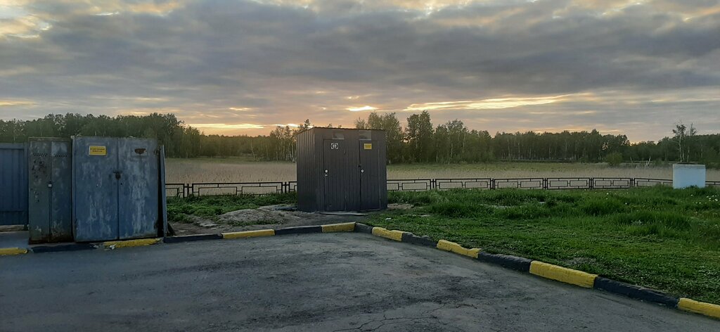 Benzin istasyonu Rosneft', Kurganskaya oblastı, foto