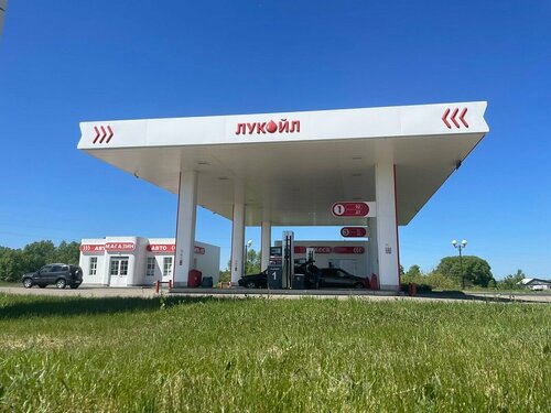 Benzin istasyonu Lukojl, Insar, foto