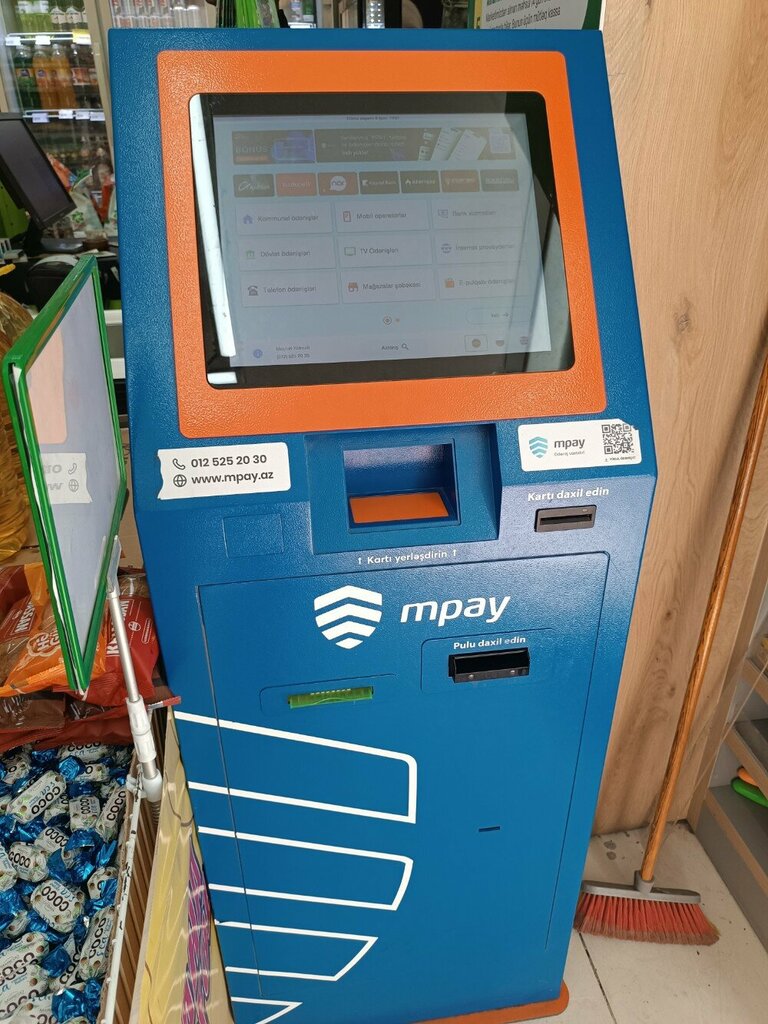 Ödeme terminali Mpay, Bakü, foto