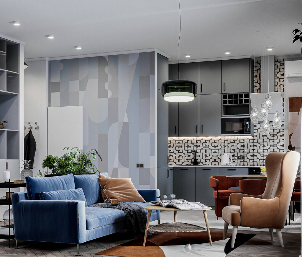 i̇ç mimarlık firmaları Mёd studio interiors, Moskova, foto