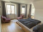 Schlummern Wie Dornroschenrapunzel Im Schlosschen (Bavaria, Oberallgäu, Durach, Kempten, Reitstallweg), kısa süreli konaklama  Kempten'den