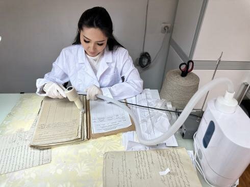 Arşivler Central State Archive of Scientific and Technical Documentation, Almatı, foto
