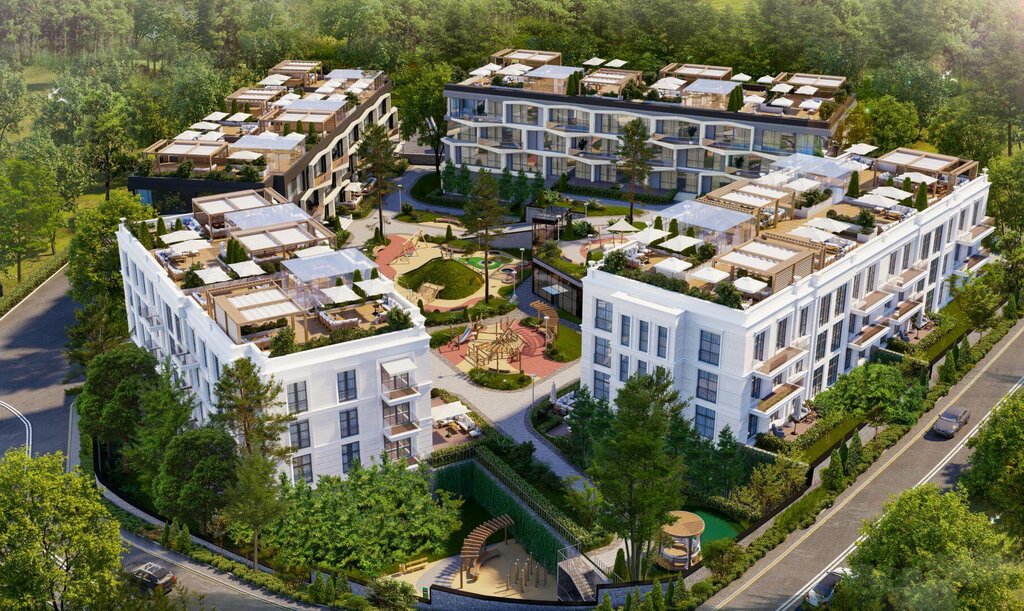 Konut blokları Residential Complex Yubileyny, Almatı, foto