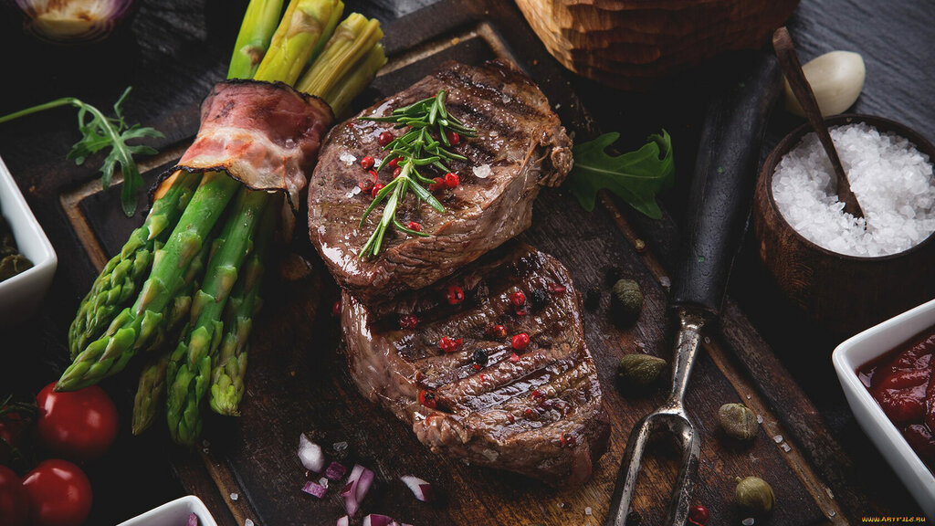 Kasap, şarküteri Boszhan, Almatı, foto