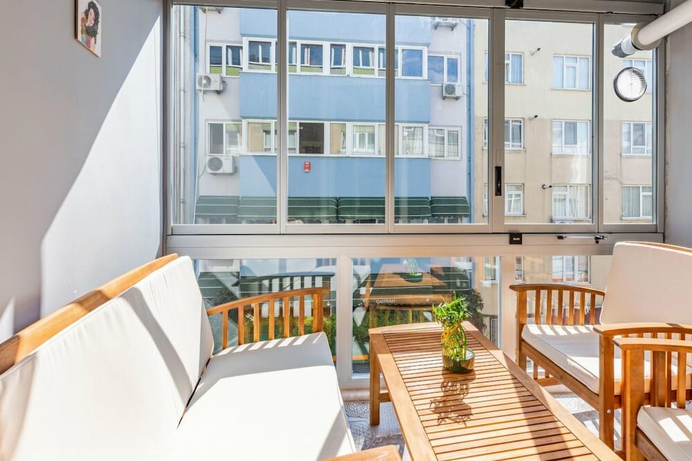 Kısa süreli konaklama Moda'da Popüler Çekim Merkezlerine Yakın Şık Daire, İstanbul, foto