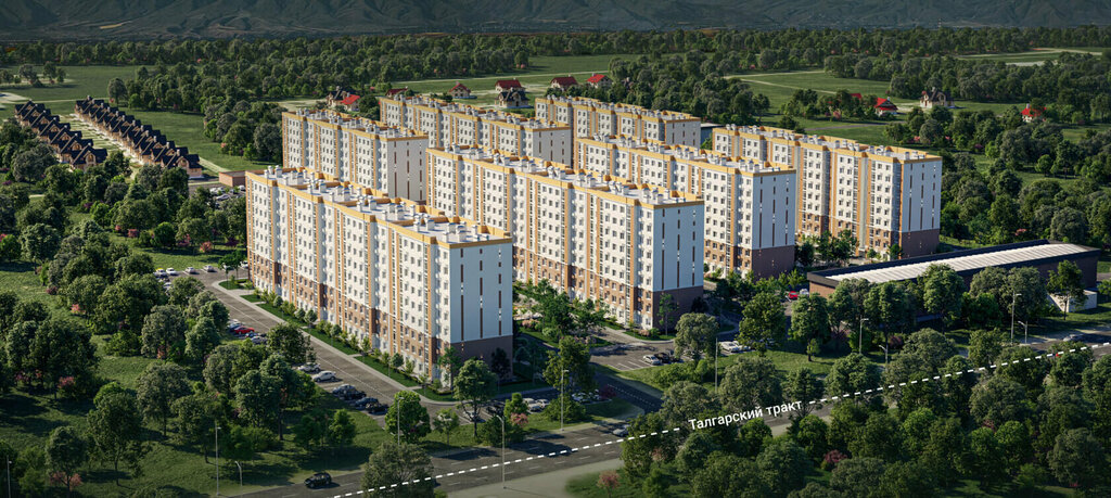 Konut blokları Residential Complex Dostar, Almatı eyaleti, foto