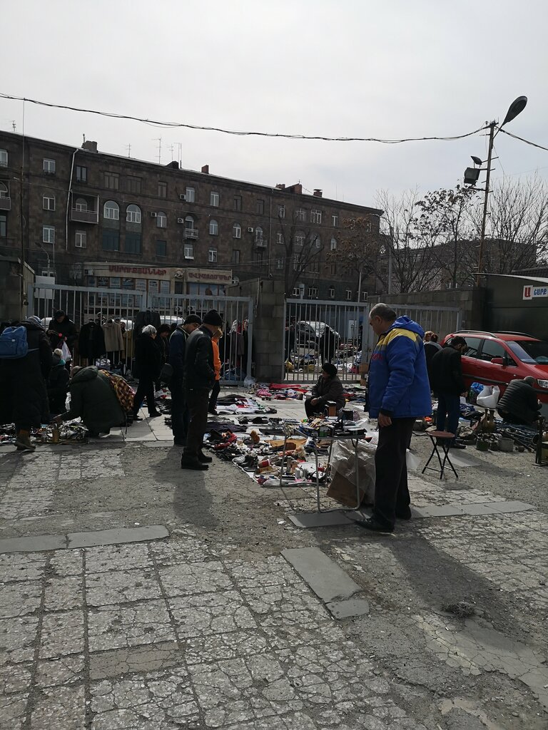 Pazarlar ve çarşılar Hrazdan bazaar, Erivan, foto